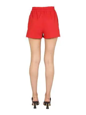 DEPARTMENT 5 Logo Print Shorts - Red