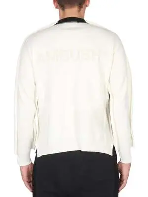 AMBUSH Ribbed Cross-neck Choker