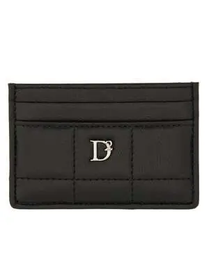 Dsquared2 Card Holder With Logo - Black