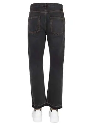 Alexander McQueen Raw Cut Jeans