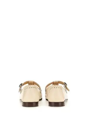 Hereu Alcover T-bar Moccasins - Ivory