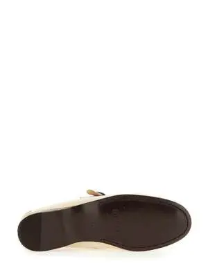 Hereu Alcover T-bar Moccasins - Ivory