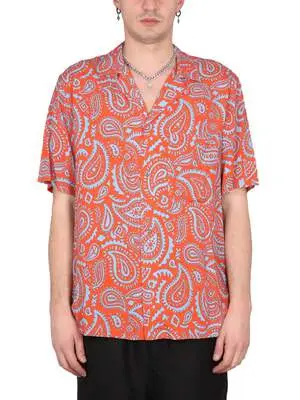 MARCELO BURLON COUNTY OF MILAN Paisley Hawaii Shirt - Red