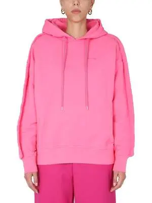 AMBUSH Embroidered Logo Sweatshirt - Fuchsia