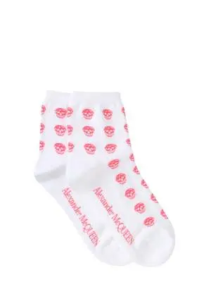 Alexander McQueen Short Socks - White