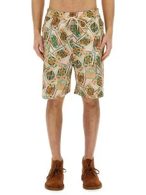 Drole De Monsieur Printed Shorts For Men
