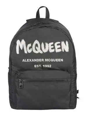Alexander McQueen Metropolitan Backpack - Black