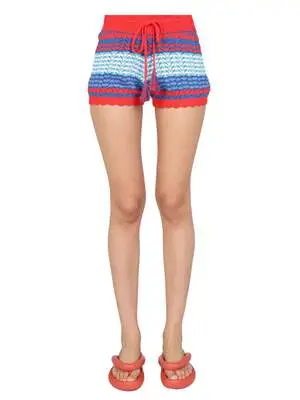 GALLO Striped Pattern Shorts - Multicolour