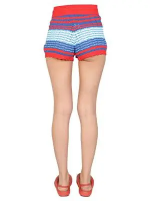 GALLO Striped Pattern Shorts - Multicolour