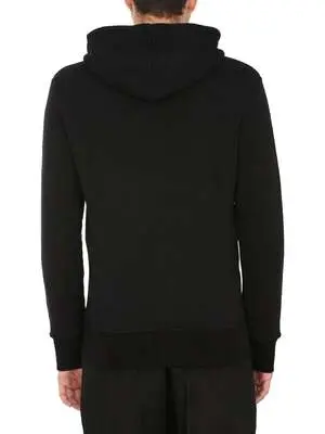Alexander McQueen Hooded Sweatshirt With Zip Closure