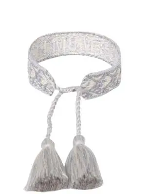 LABEL K Braided Fabric Bracelet