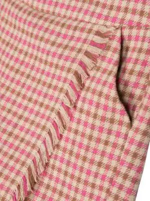 IL GUFO Checked Skirt Pants