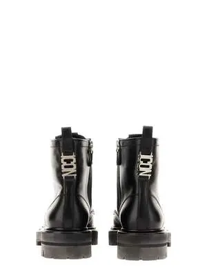 Dsquared2 Leather Ankle Boots