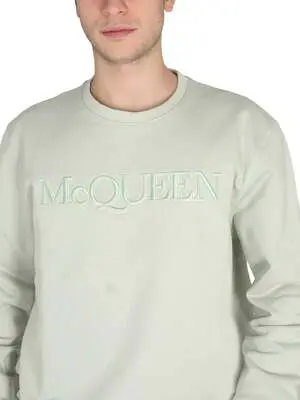Alexander McQueen Sweatshirt With Logo Embroidery