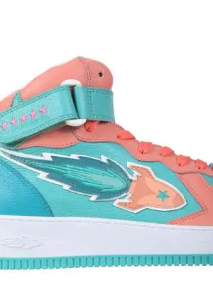 ENTERPRISE JAPAN Rocket Mid Top Sneakers - Azure