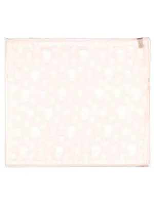 Alexander McQueen Alexander Mc Queen Classic Skull Scarf - Pink