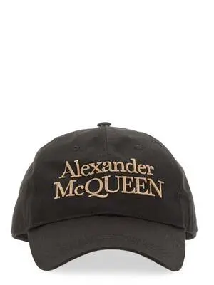 Alexander McQueen Baseball Cap - Black
