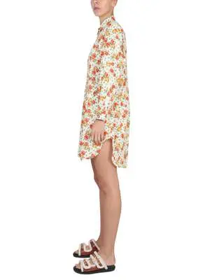 Marni Shirt Dress With Floral Pattern - Multicolour