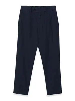 FAY Cotton Fabric Pants - Blue
