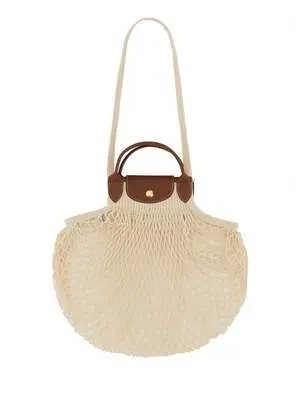Longchamp Le Pliage Filet Bag - White