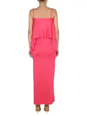 TOM FORD Dress With Ruffles - Fuchsia