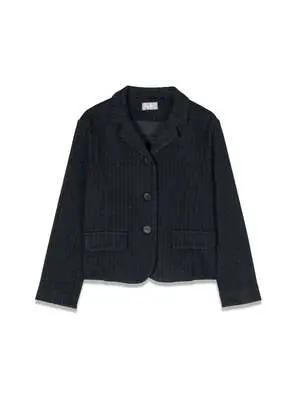 IL GUFO Notched Lapel Blazer - Blue