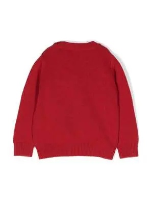 IL GUFO Teddy Bear Crew Neck Pullover