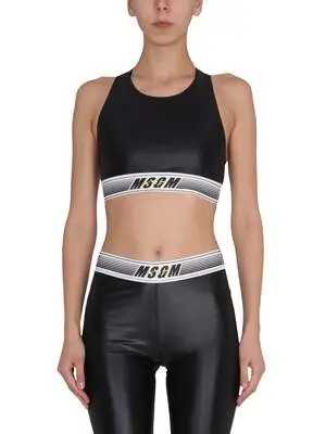 MSGM Activewear Top - Black