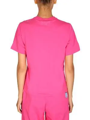 Alexander McQueen T-shirt With Logo - Fuchsia