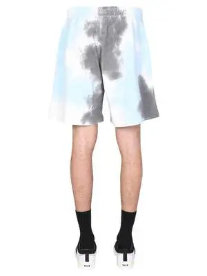 MSGM Tie-dye Bermuda Shorts