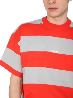 MSGM T Shirt With Embroidered Logo
