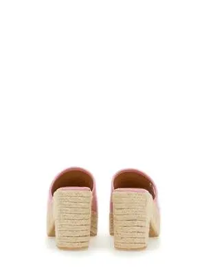 Moschino Leather Sandals - Pink