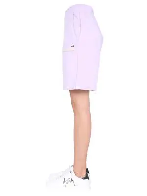 MSGM Bermuda Shorts - Lilac