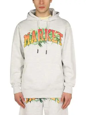MARKET Logo Print Sweatshirt - Grey