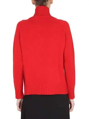 STEFANO MORTARI Turtleneck Shirt - Red
