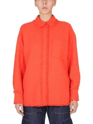 MSGM Fringed Shirt