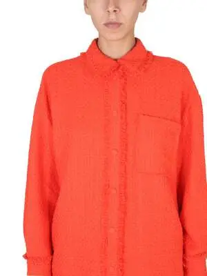 MSGM Fringed Shirt
