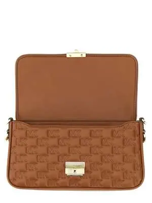 Michael Kors Shoulder Bag With Adjustable Strap - Buff