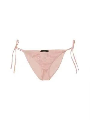 Versace Baroque Print Bikini Bottom - Pink