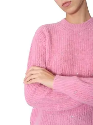 MSGM Crew Neck Oversized Sweater