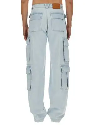 Versace Cotton Cargo Jeans - Denim