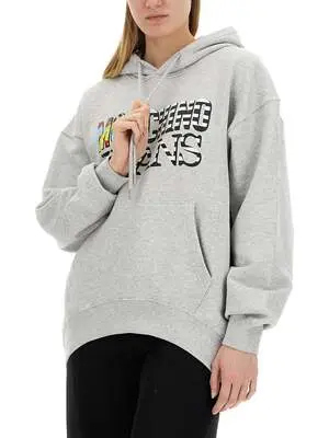 Moschino Oversized Logo Sweatshirt - Grey