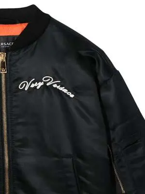 Versace Donatella Embroidery Bomber Jacket