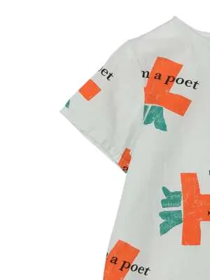 BOBO CHOSES I'm A Poet All Over Woven Playsuit - Multicolour