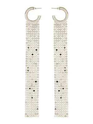 Rabanne Mesh Earrings - Silver