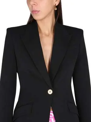Versace Single-breasted Jacket - Black
