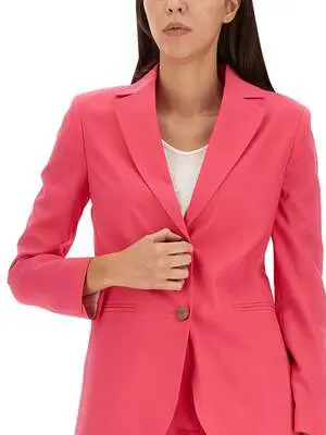 ALYSI Single Breasted Jacket - Fuchsia