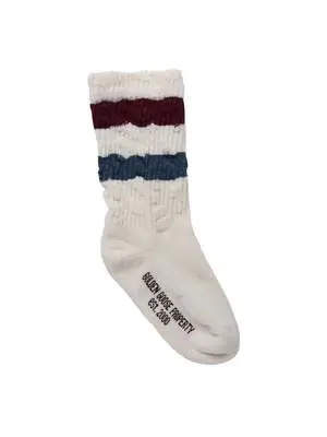 GOLDEN GOOSE DELUXE BRAND Striped Socks - White