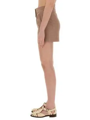 ALYSI Mini Skirt - Brown