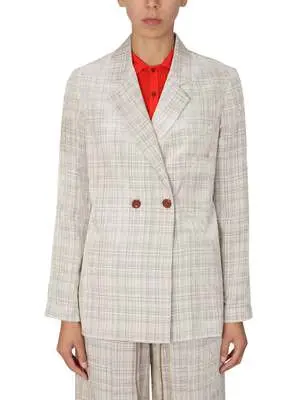 ALYSI Double-breasted Blazer - Beige